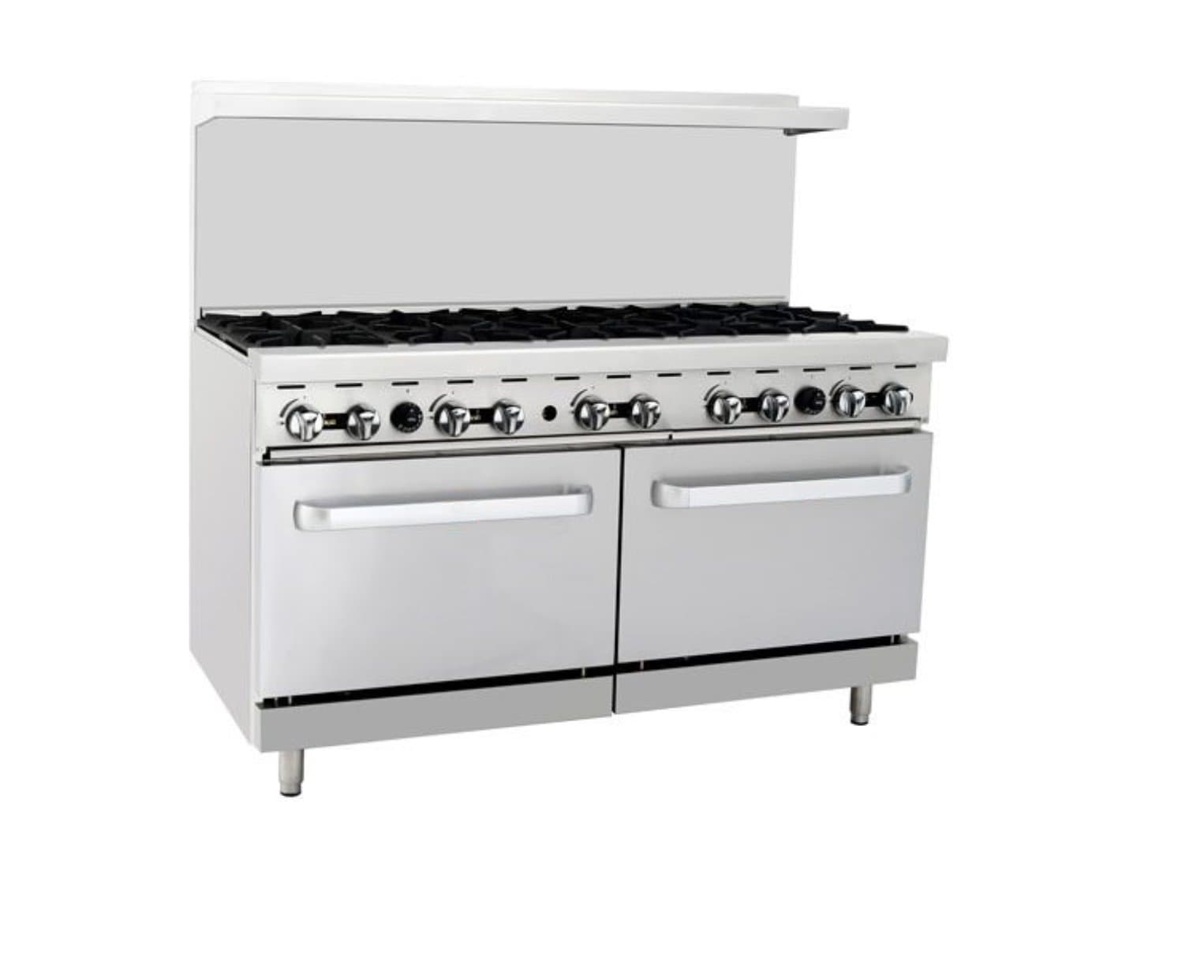 Omega ATO-10B Natural Gas 10 Burner Stove Top Range