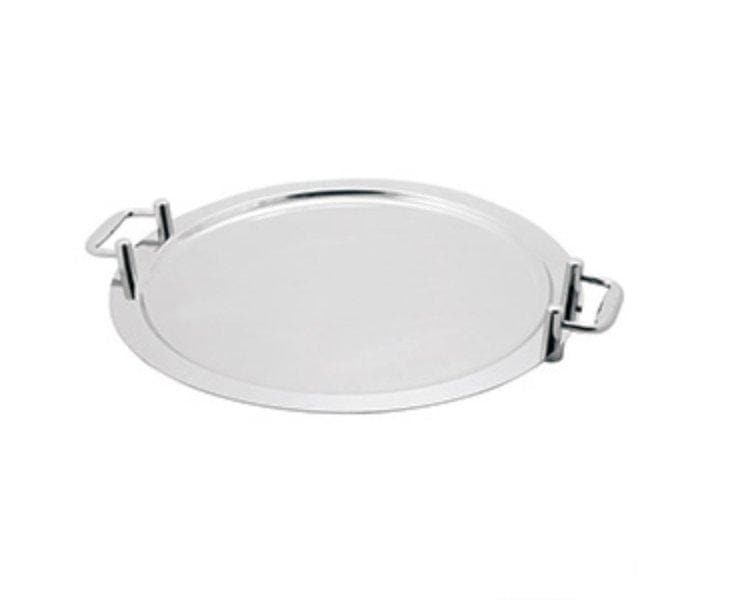 Omega Deluxe Stainless Steel Montery Round Platter with Handles