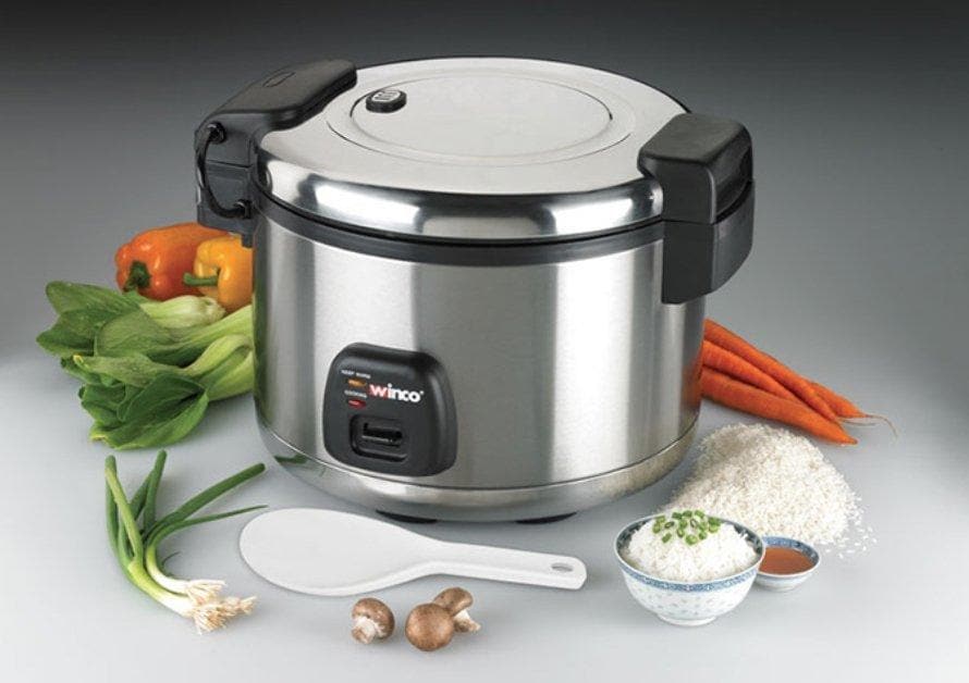 Winco RC-S301 Advanced Electric 60 Cup Rice Cooker/Warmer with Hinged